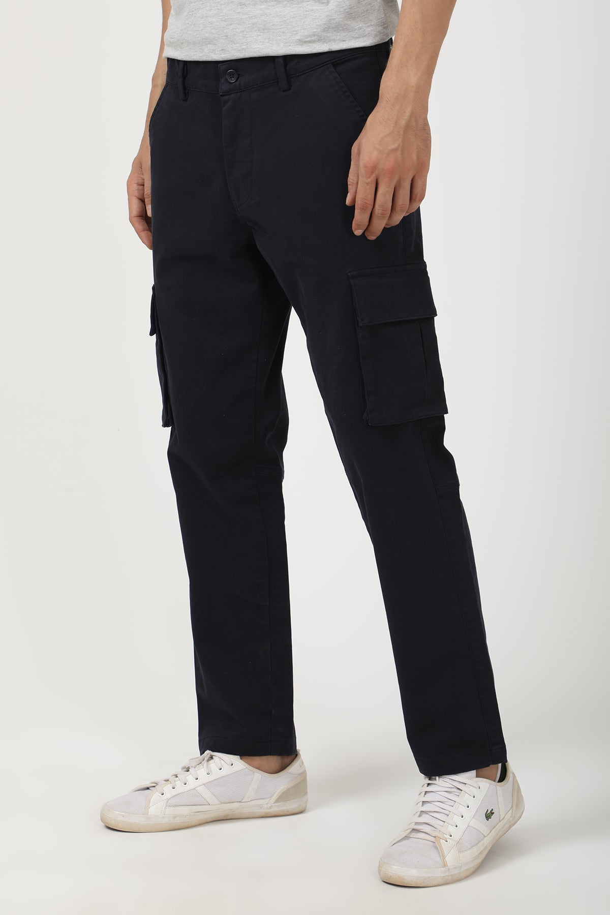 Creed - Comfort Cargo Trouser - Navy – POE.NET