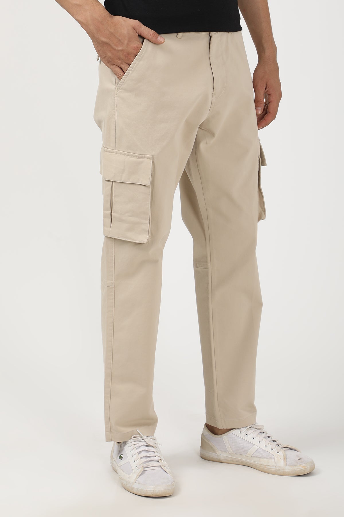 Creed - Comfort Cargo Trouser - Beige – POE.NET