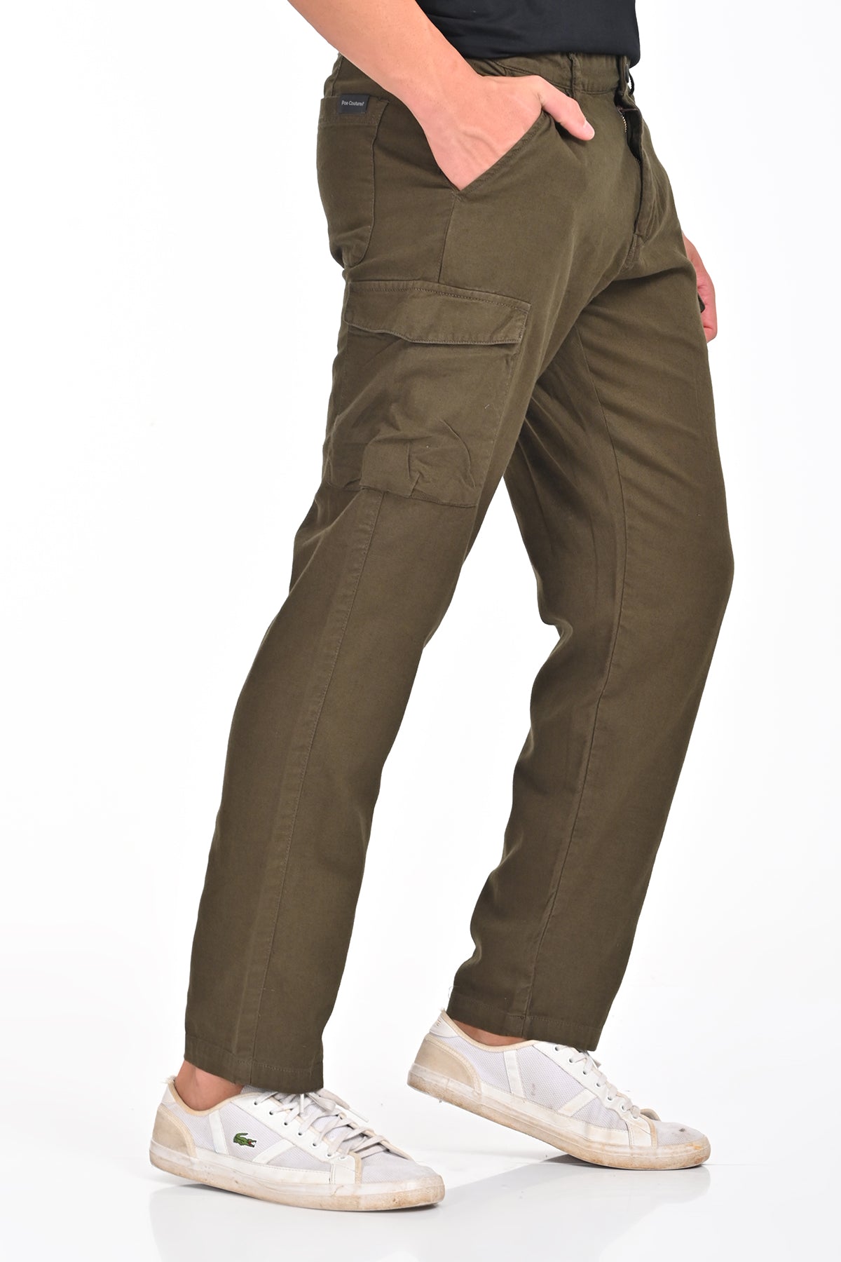 Ivan - Cotton Linen Cargo Trouser - Green – POE.NET