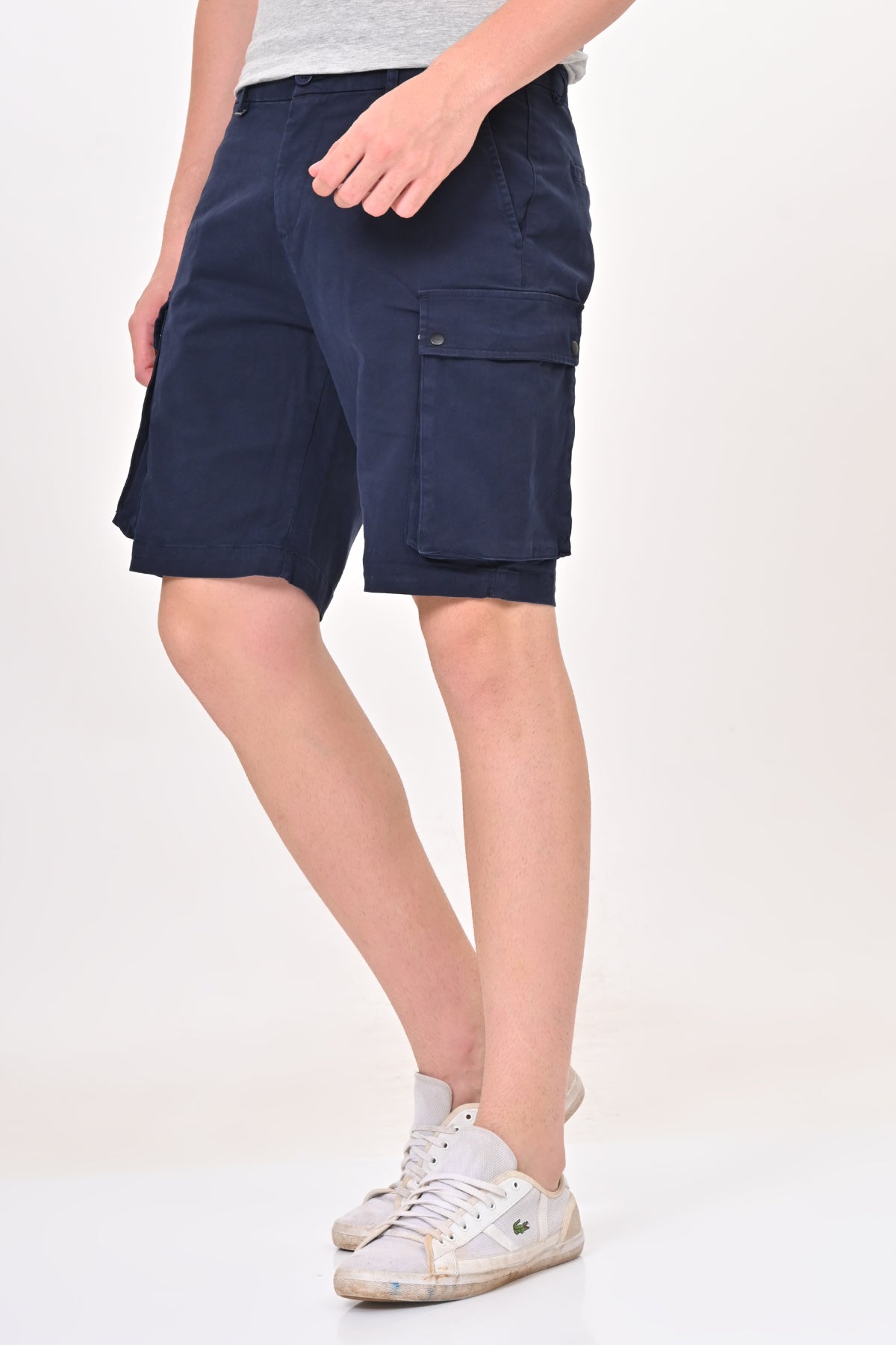 Cambridge - Stretch Comfort Cargo Shorts - Navy – POE.NET