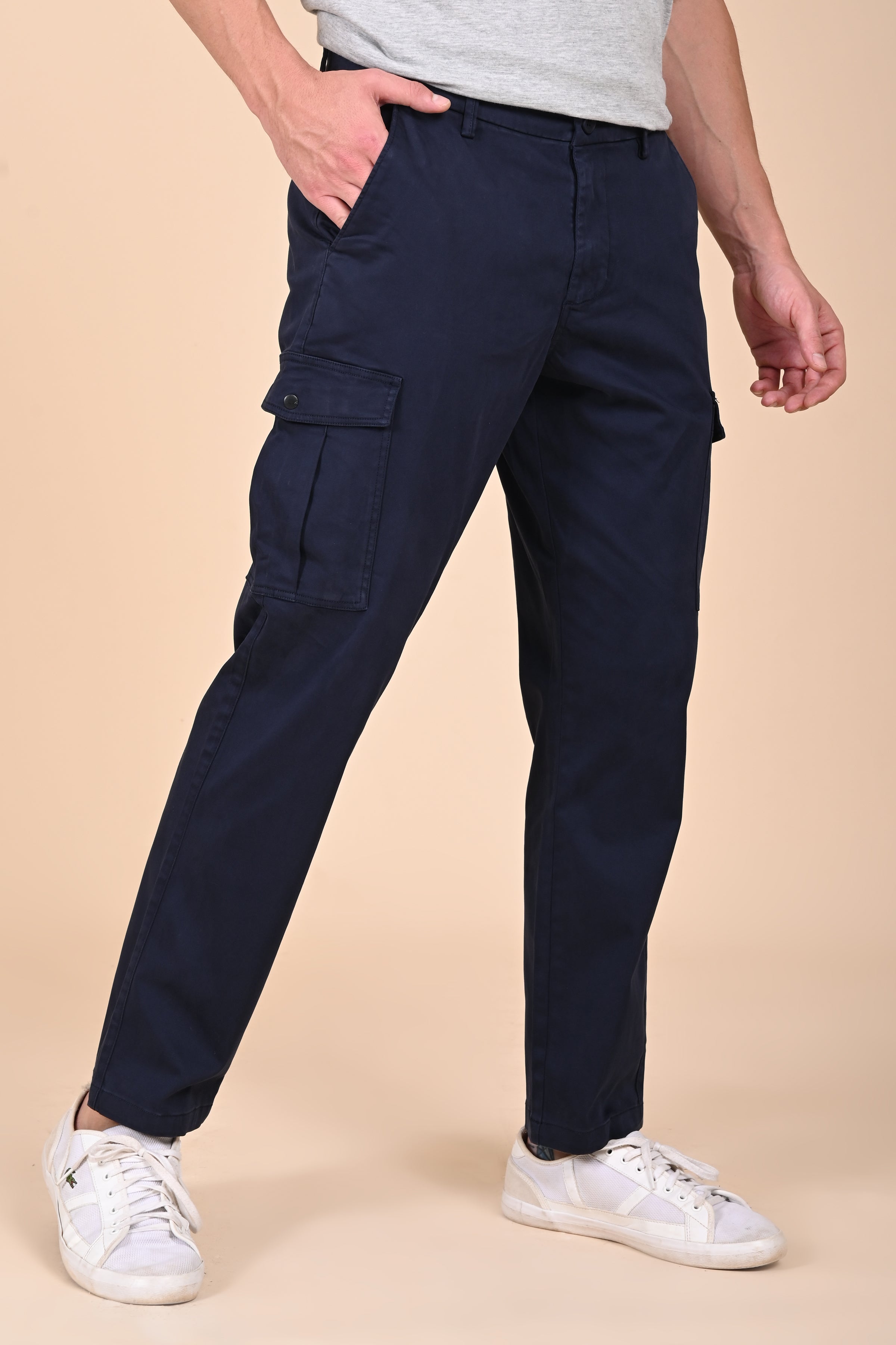 Host - Comfort Cargo Trouser - Navy – POE.NET