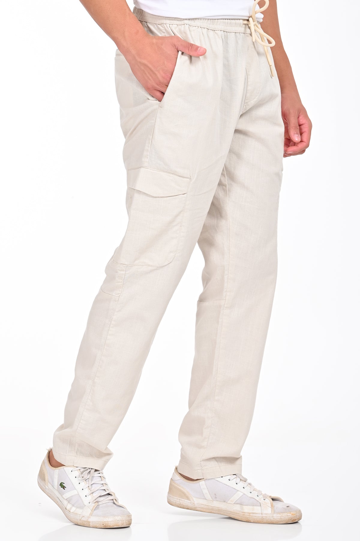 Texture - Cotton Jogger Cargos - Stone – POE.NET