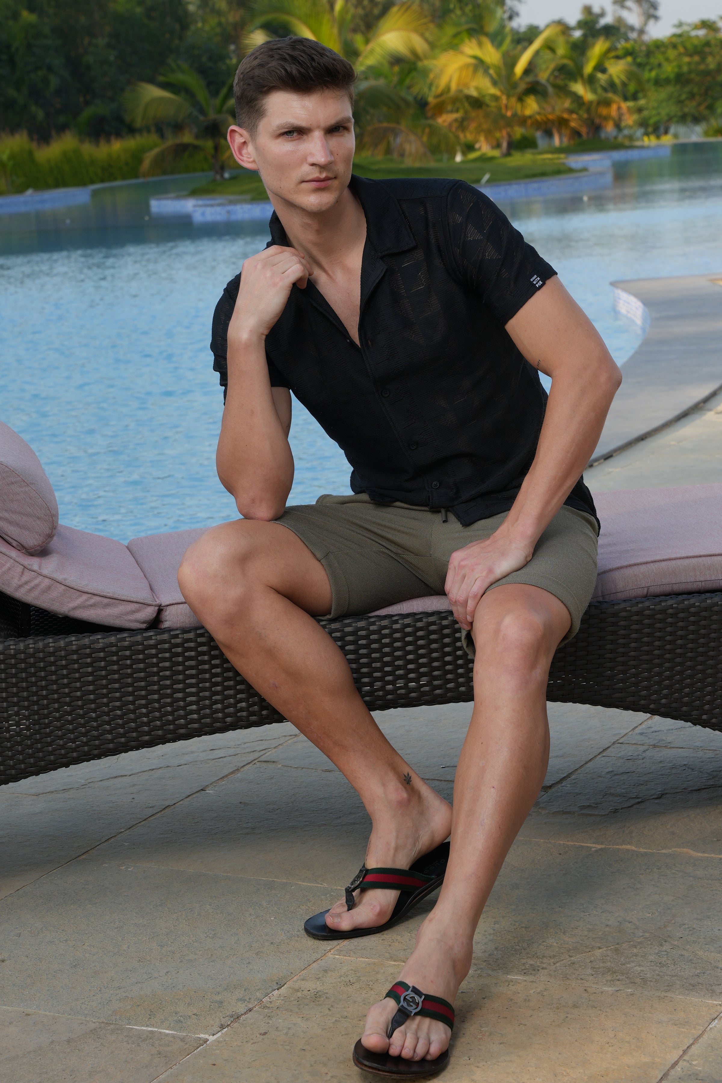 Avani - Crotchet Shirt - Black – POE.NET