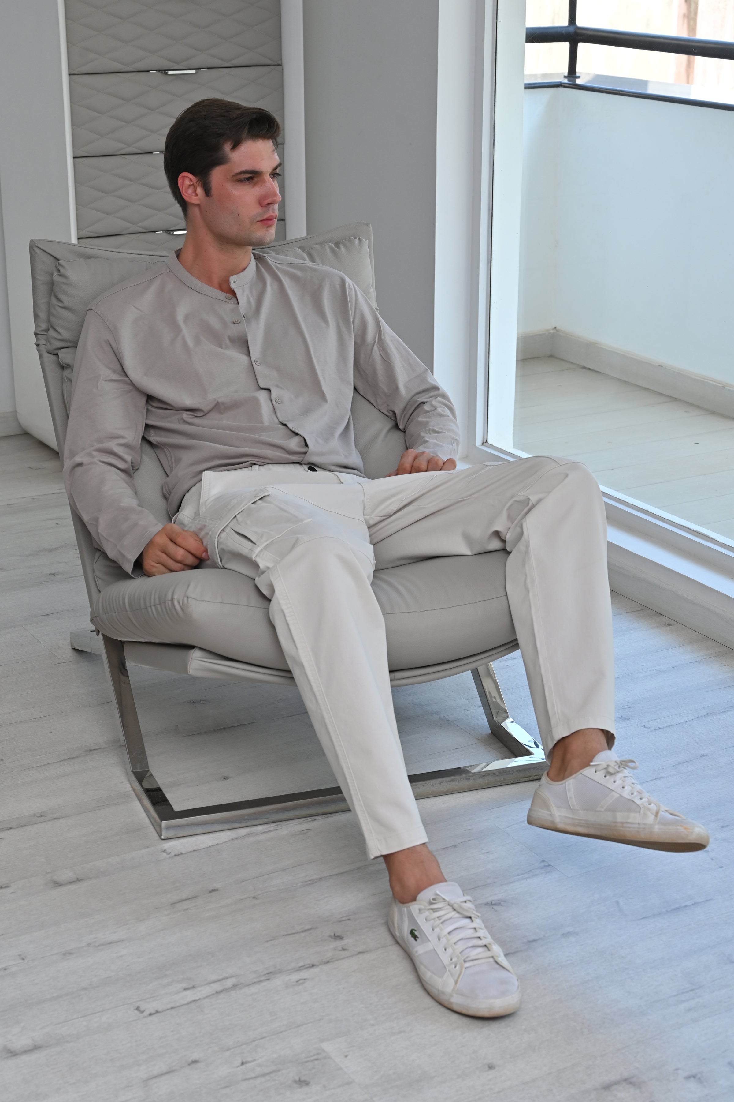 Corolla - Detailed Cargo Trouser- Stone – POE.NET